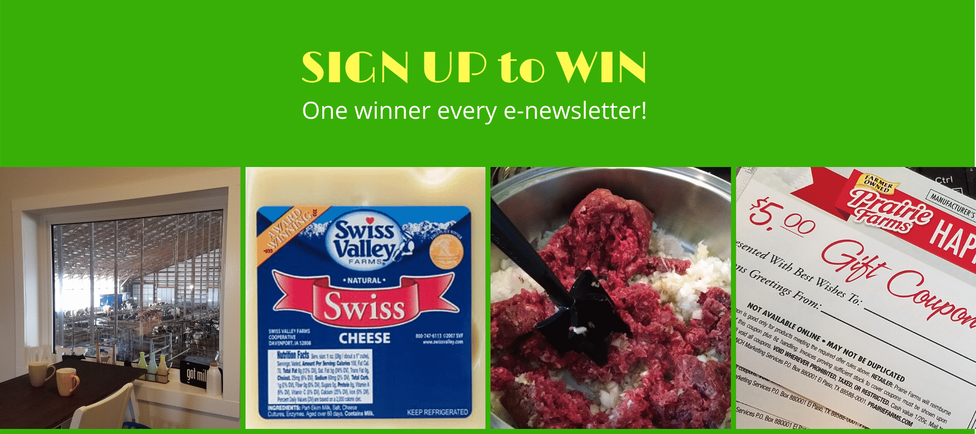 Sign up to Win!